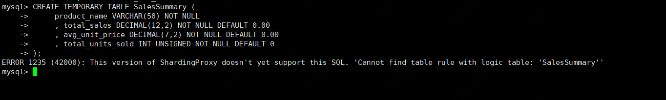 Unsupported Sql Of `create Temporary Table` · Issue 7134 · Apacheshardingsphere · Github