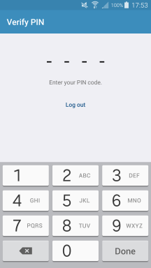 [Android] Verify Pin keyboard should restrict the on-screen keyboard to ...