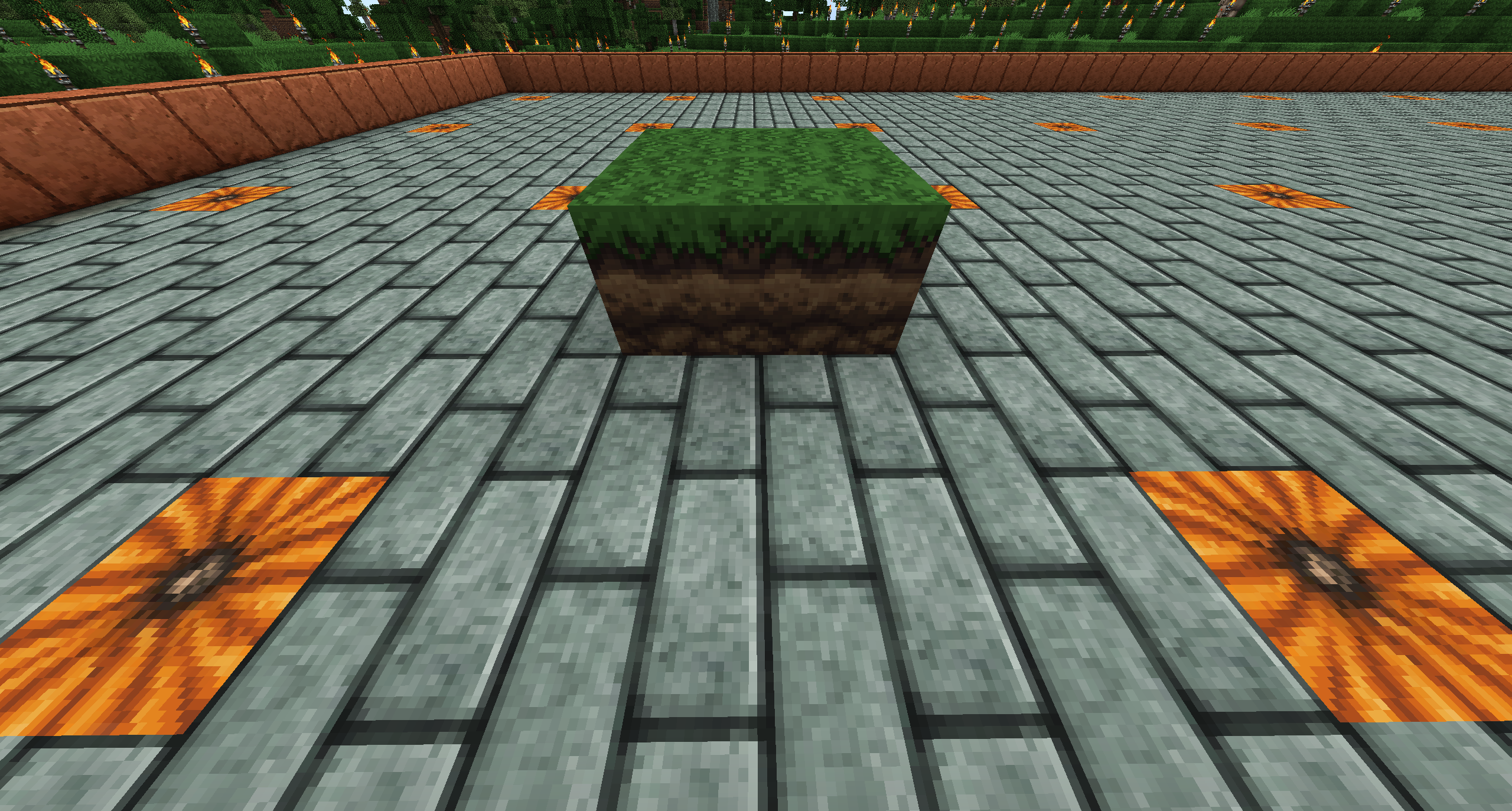 Placing blocks on top of ceiling causes sunlight to bleed through ...