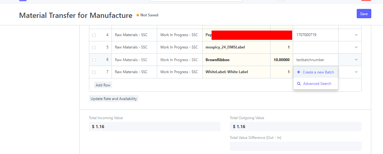 Issue creating new batch number from stock entry forms; autofill OR ...