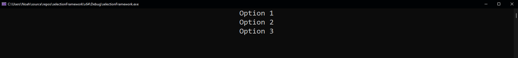 GitHub - Noah4ever/ConsoleSelection: ConsoleSelection is a Library for ...