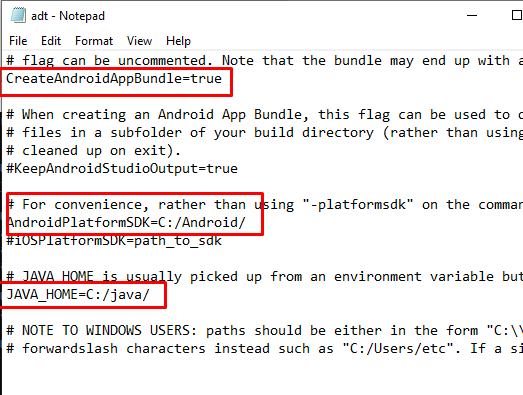 In Generating .aab Android App bundle, I keep getting the following Error. JAVA_HOME does not ...