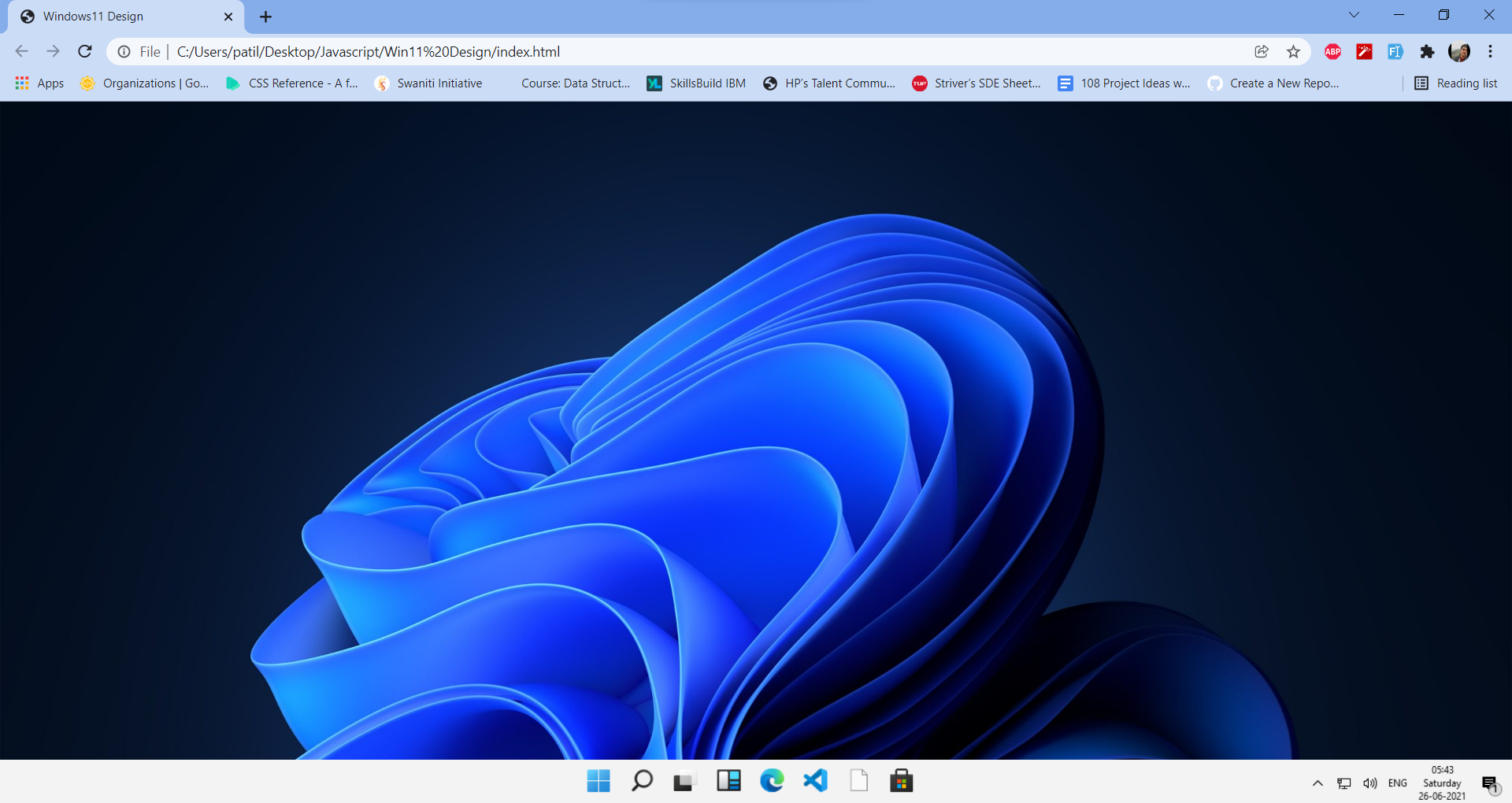 GitHub - vvirajp/Windows-11-Design: This is a clone of Windows 11 Homepage.