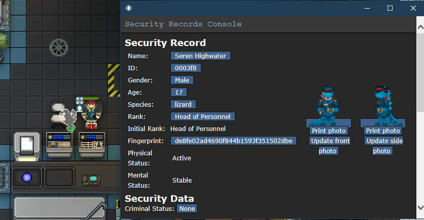 Human staff can have non-human security records · Issue #65428 · tgstation/tgstation · GitHub