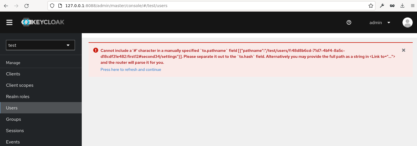Username lookup fails with hash (#) symbols (using the User Storage SPI) · Issue #17900 ...