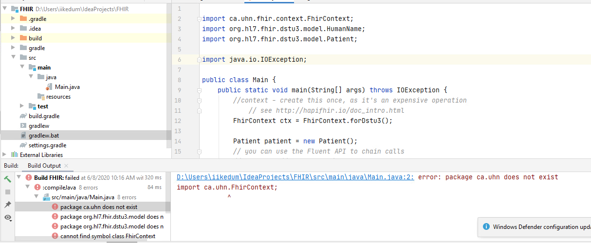 package ca.uhn.fhir.context does not exist · Issue #4103 · hapijs/hapi · GitHub