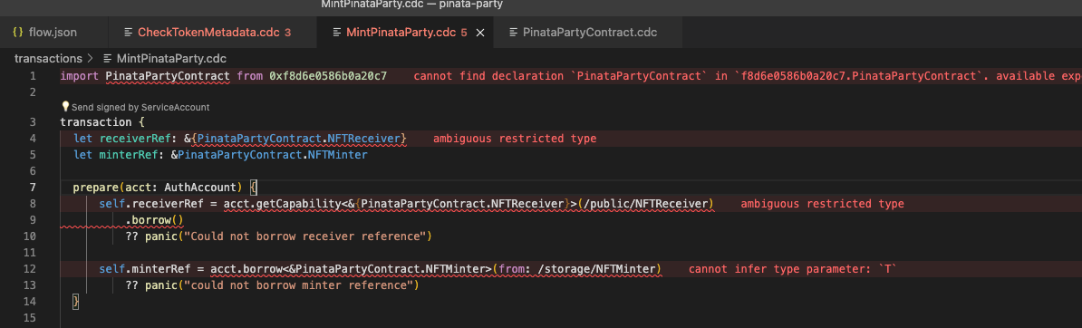 Cannot Find Declaration Error On Import · Issue 153 · Onflowvscode 