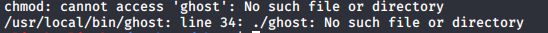 Failed to start Ghost Server! · Issue #126 · EntySec/Ghost · GitHub