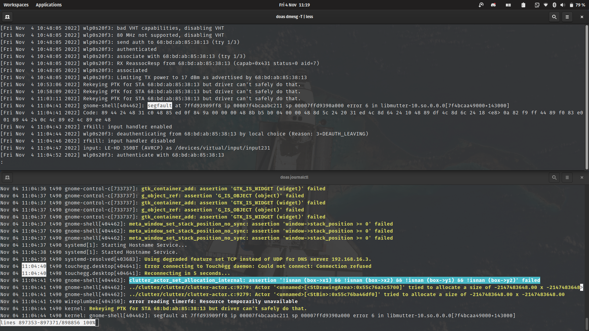 Gnome shell crash with segmentation fault · Issue #2681 · pop-os/pop · GitHub