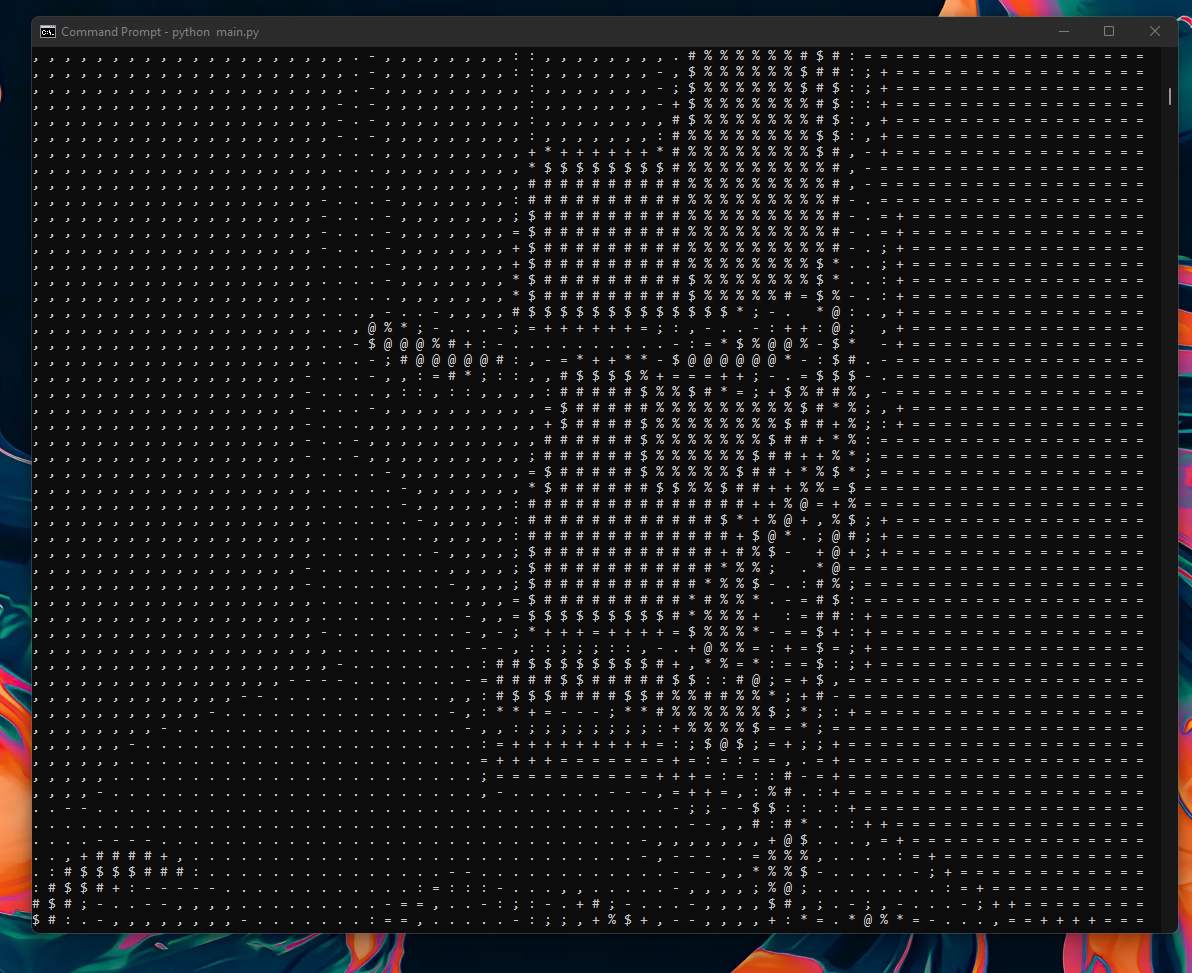 GitHub - Wissenss/VASCII: A simple desktop application to visualize *.mp4 or *.jpg files as ...