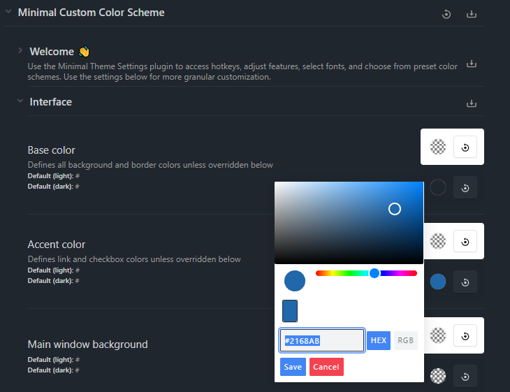Accent color not translated correctly in the UI · Issue #55 · mgmeyers/obsidian-style-settings ...