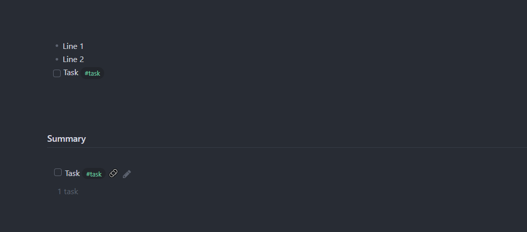 Task tag and image embed link not workking (reason: was a 2-line task, which is not supported ...