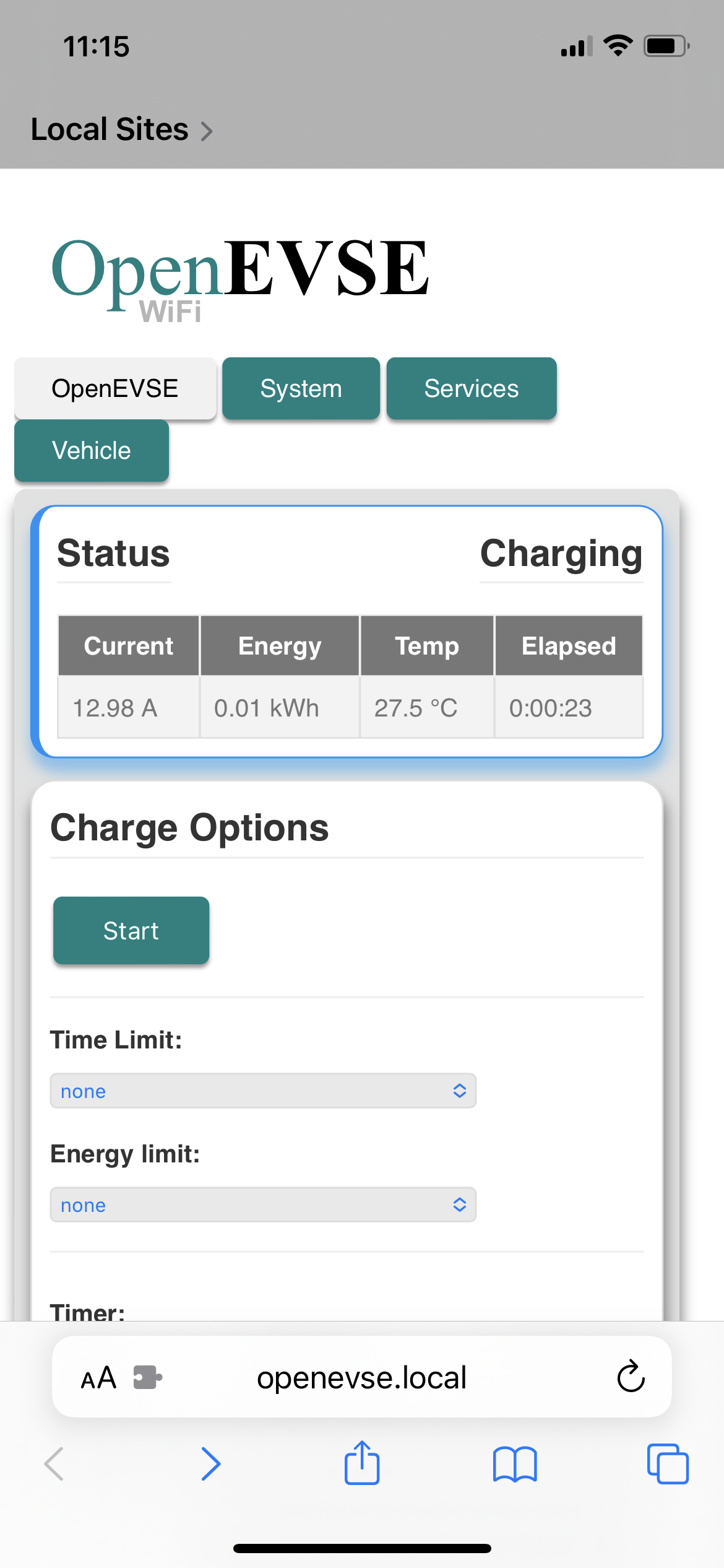 Manual Override button says "Start" but should actually say "Pause" · Issue #466 · OpenEVSE ...