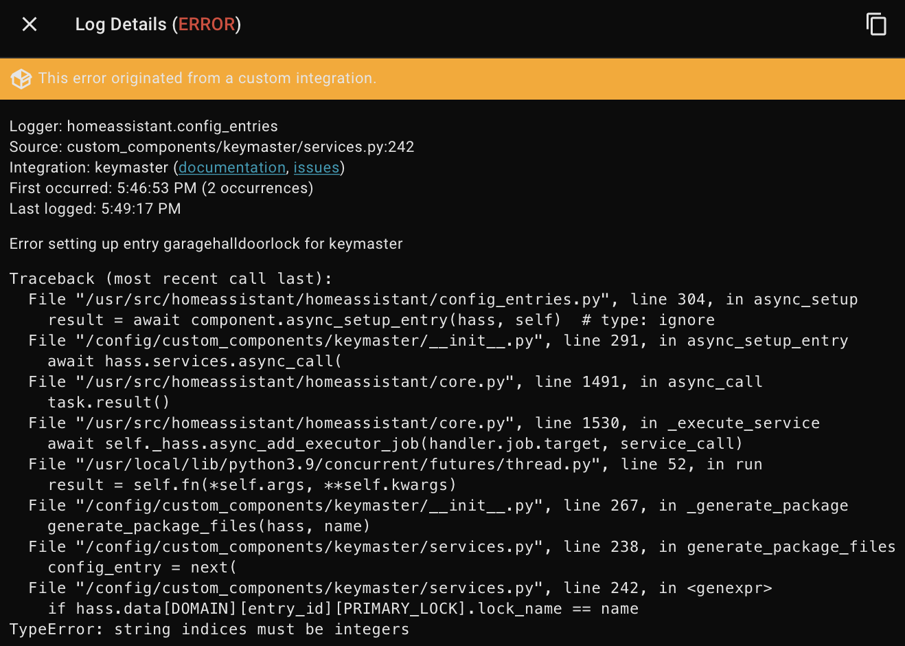 Errors adding child lock with 0.71 & 0.72 · Issue #238 · FutureTense/keymaster · GitHub