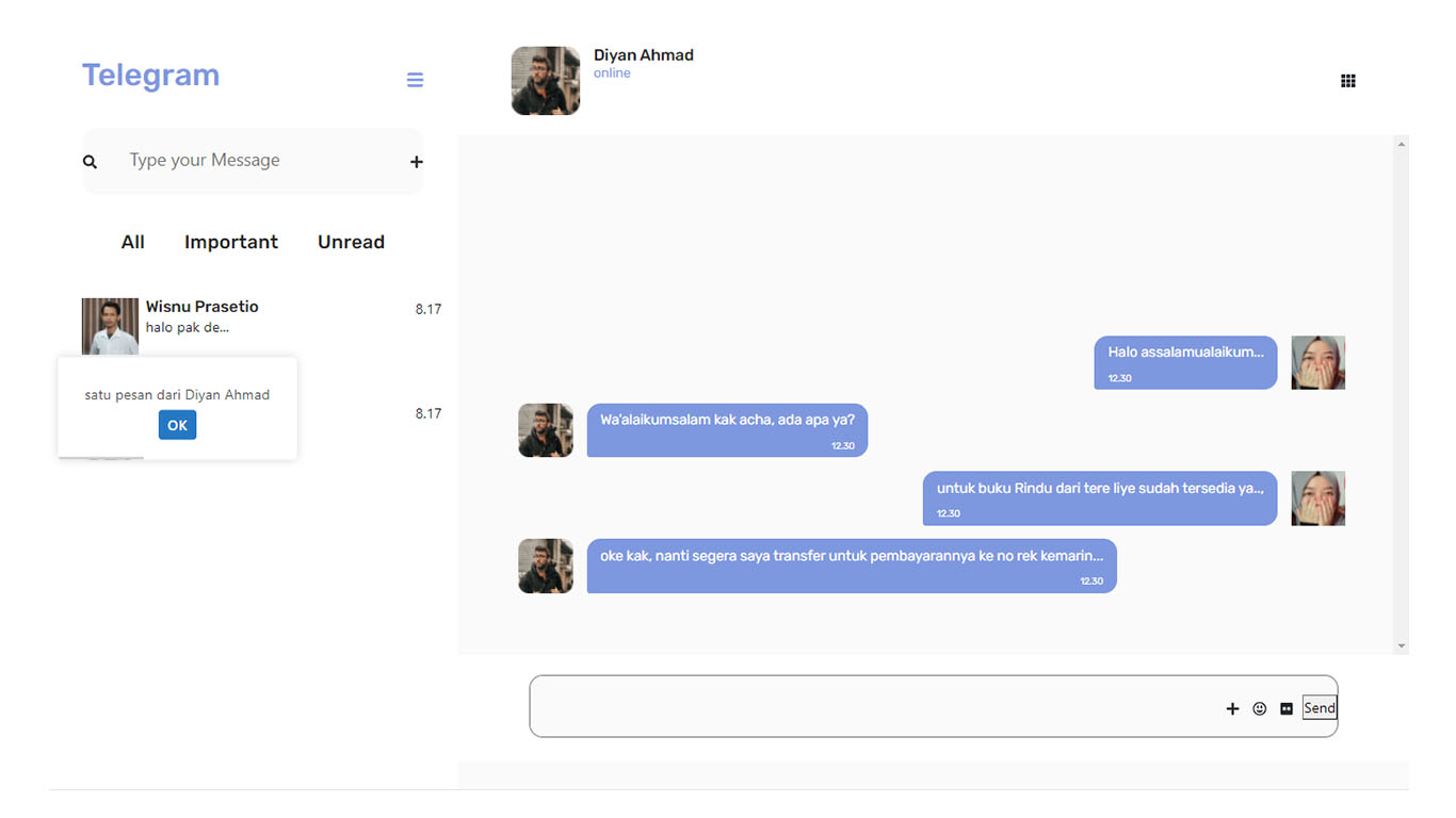GitHub - prasetioad/Telegram-Clone-FrontEnd