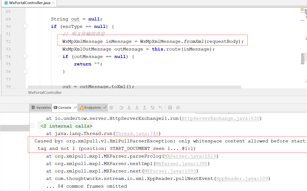 3.9.0版本wxmp模块公众号关注报错 · Issue #1833 · binarywang/WxJava · GitHub