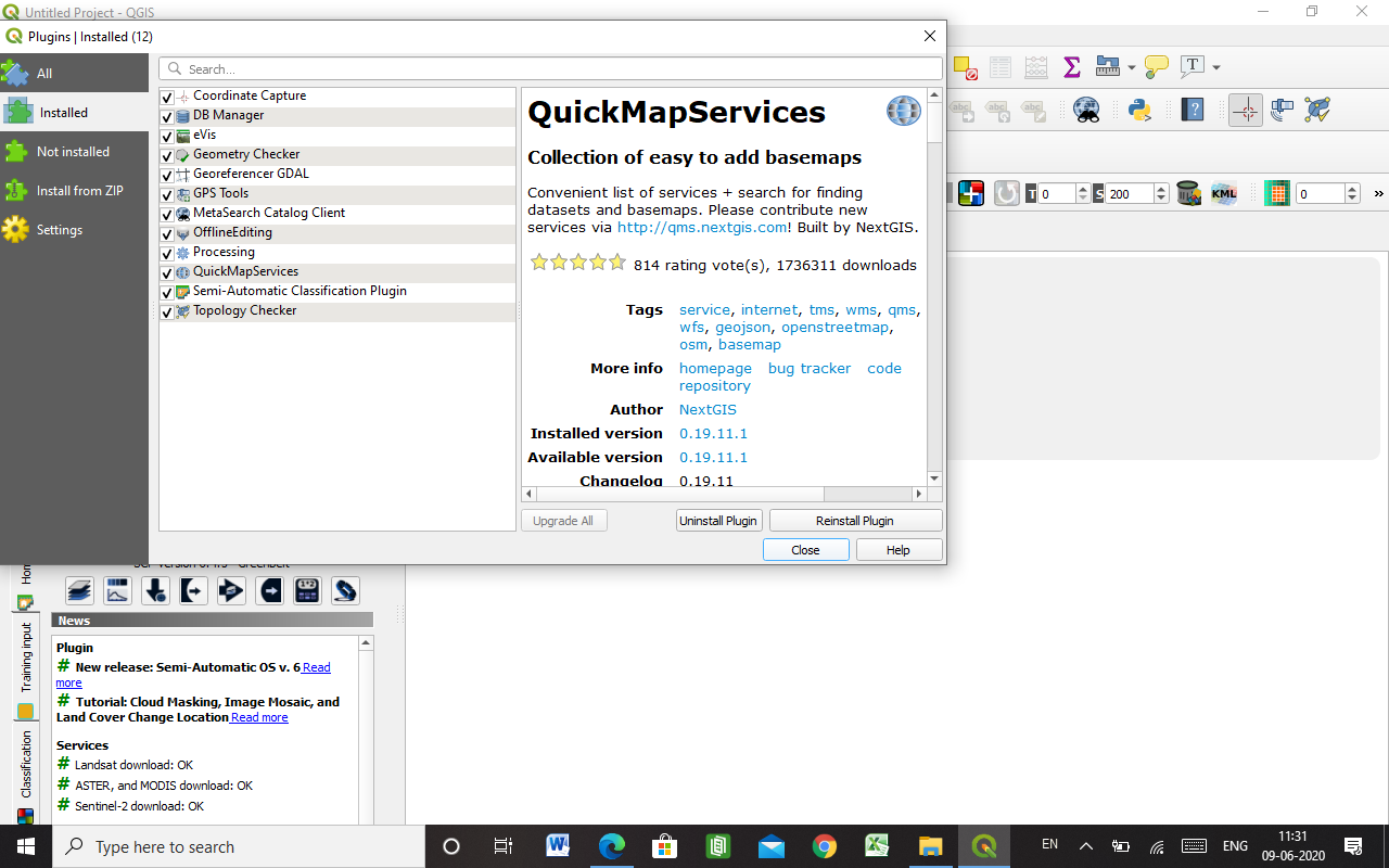 Quick Map Services Is Not Showing In Web Option Even It Was Installed