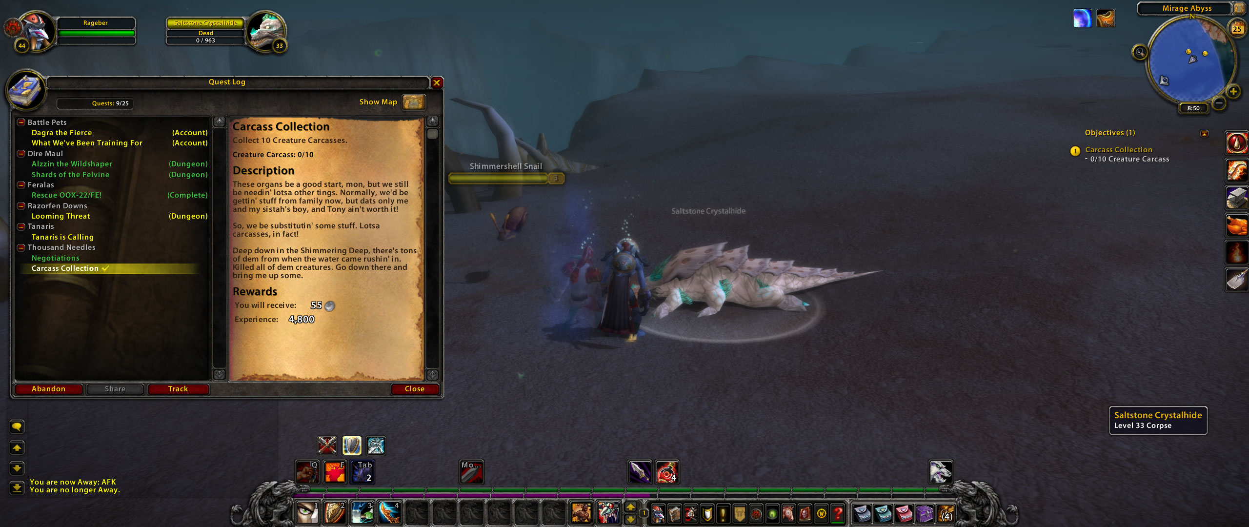 [Quest] Carcass Collection (not working) Decided! · Issue #1050 · Stormforge-gg/Bugtracker ...