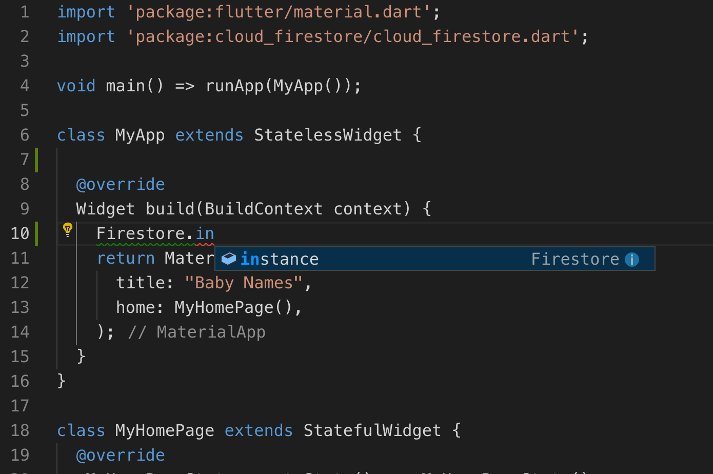 code intellisense doesn't work for pub packages like cloud_firestore · Issue #1814 · Dart-Code ...