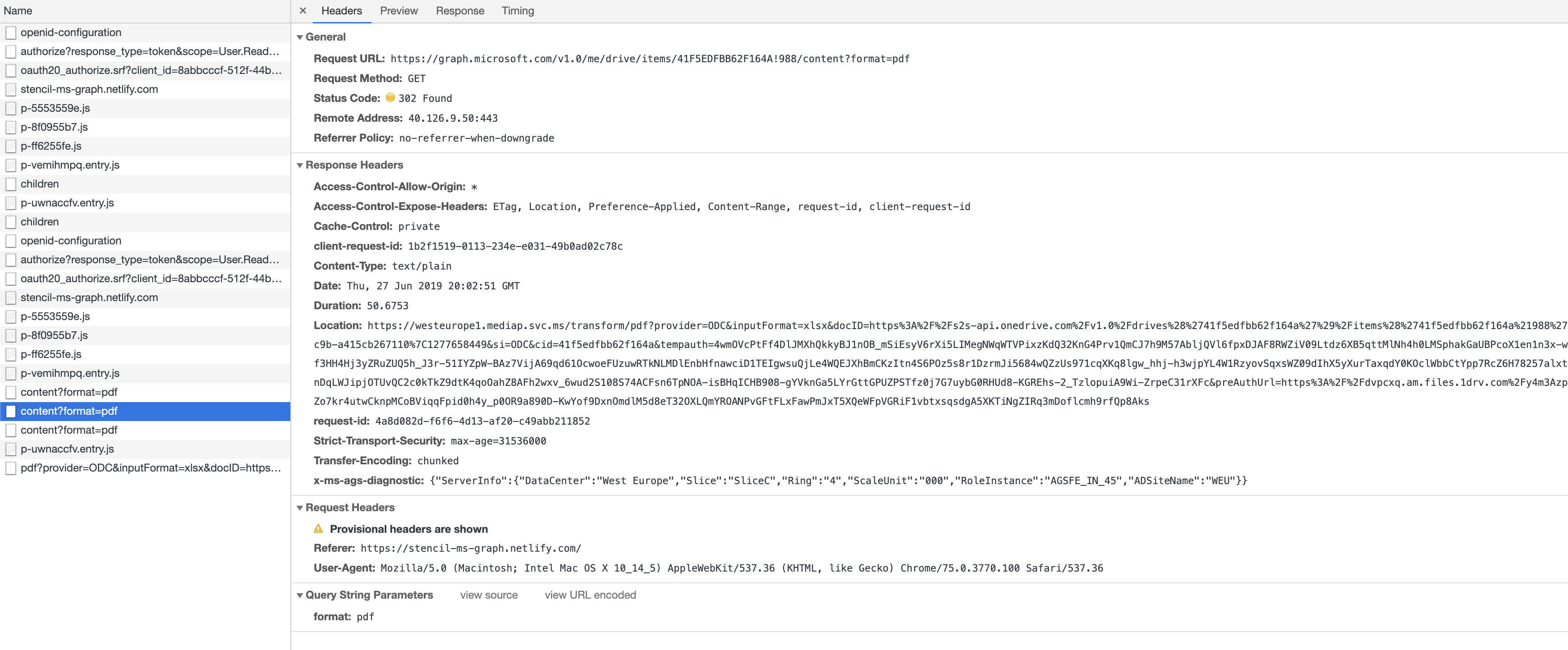 Can't download files with ?format= (HTTP 302 / CORS issue) · Issue #196 · microsoftgraph/msgraph ...
