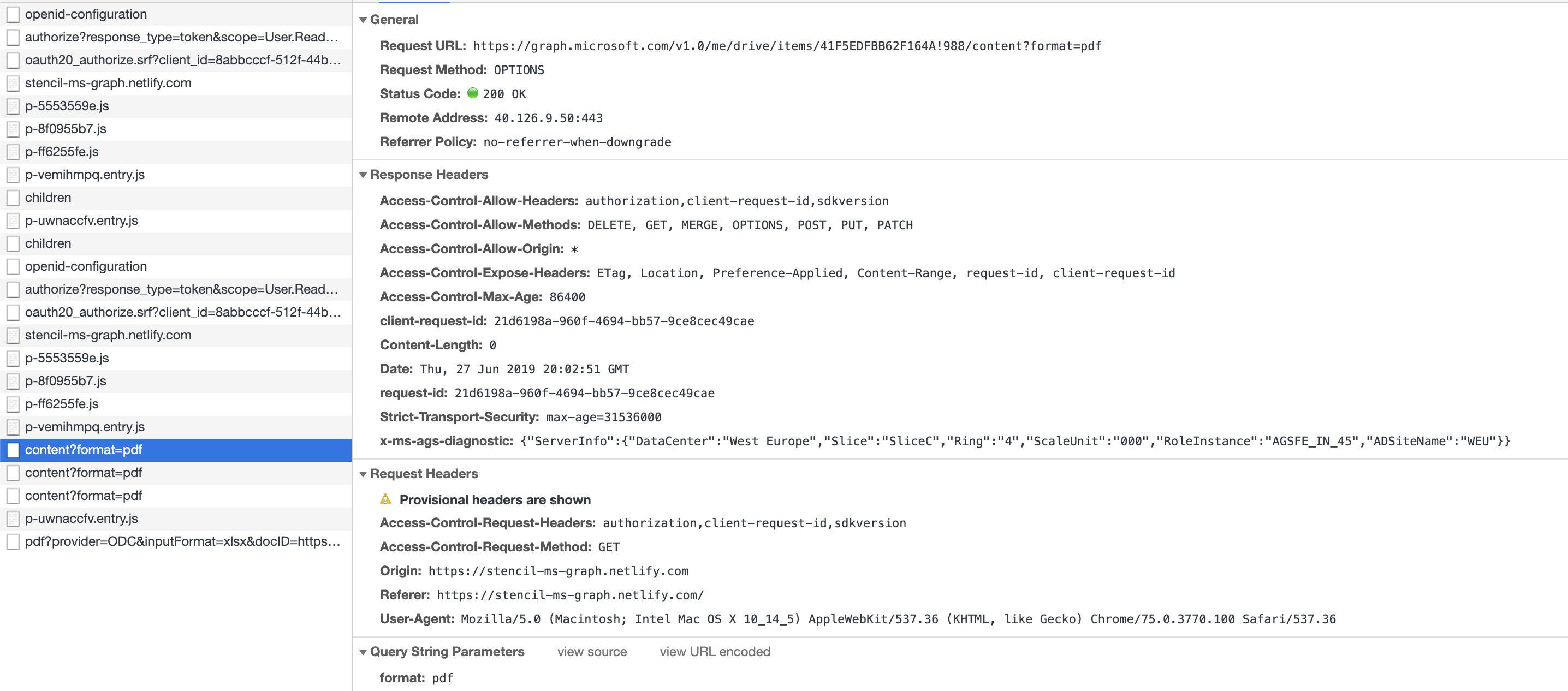 Can't download files with ?format= (HTTP 302 / CORS issue) · Issue #196 · microsoftgraph/msgraph ...