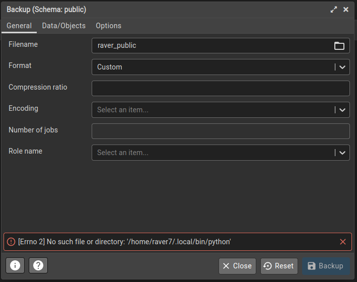 uwsgi + nginx db backup does not work (RM #7580) · Issue #5230 · pgadmin-org/pgadmin4 · GitHub