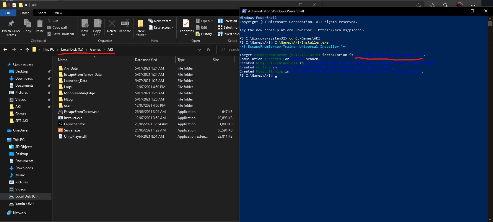Problem with installation! (Installer.exe) · Issue #45 · sailro/EscapeFromTarkov-Trainer · GitHub