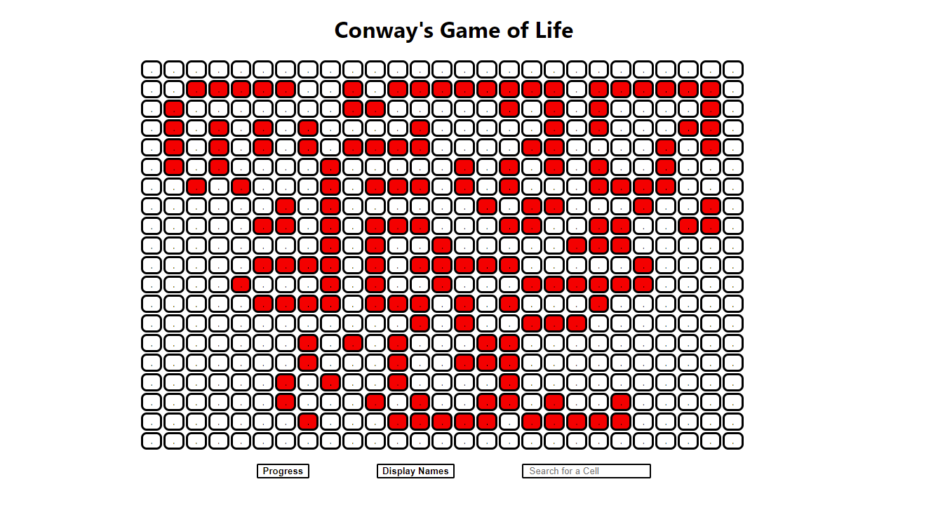 Github Daketeyconways Game Of Life Implementation Of John Conways Game Of Life Problem In 