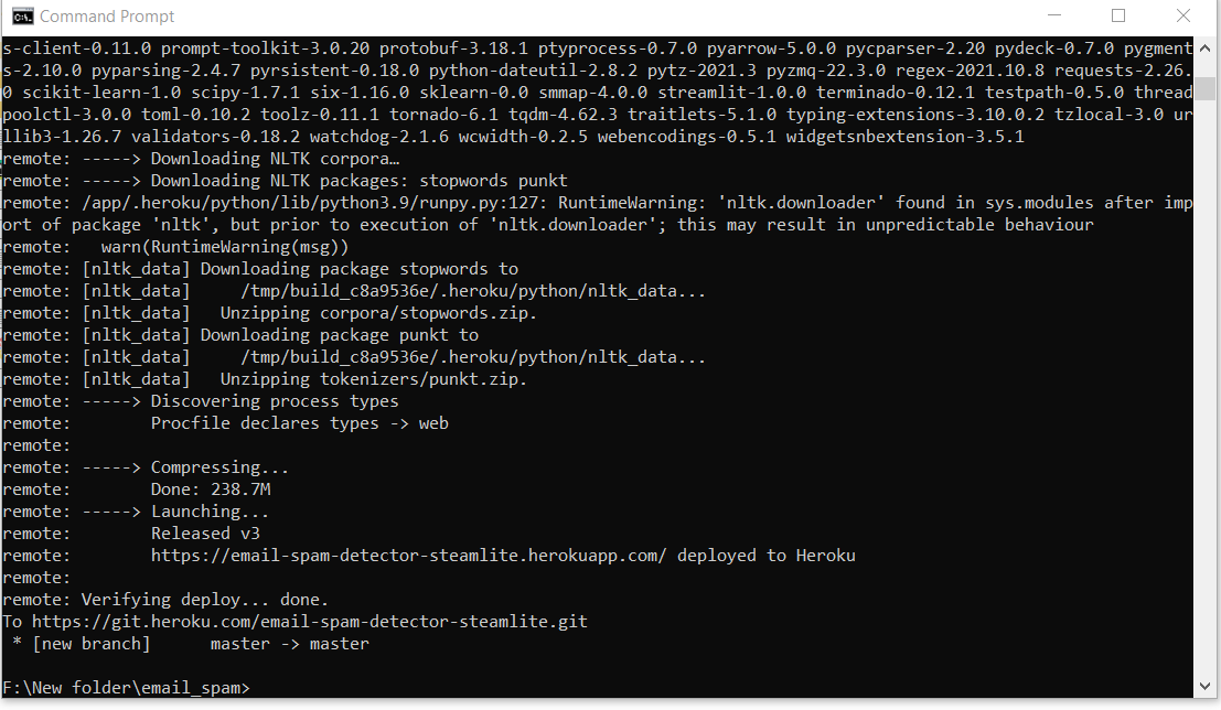 GitHub - kishandongare/email-spam-classifier