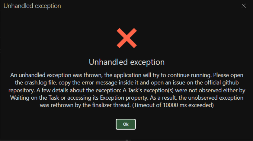 Unhandle exception puppeteer · Issue #556 · openbullet/OpenBullet2 · GitHub