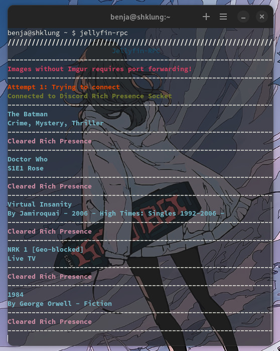 GitHub - Radiicall/jellyfin-rpc: Displays the content you're currently ...
