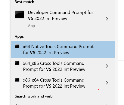 NativeAOT compiler fails from VS command prompt · Issue #1674 · dotnet/runtimelab · GitHub
