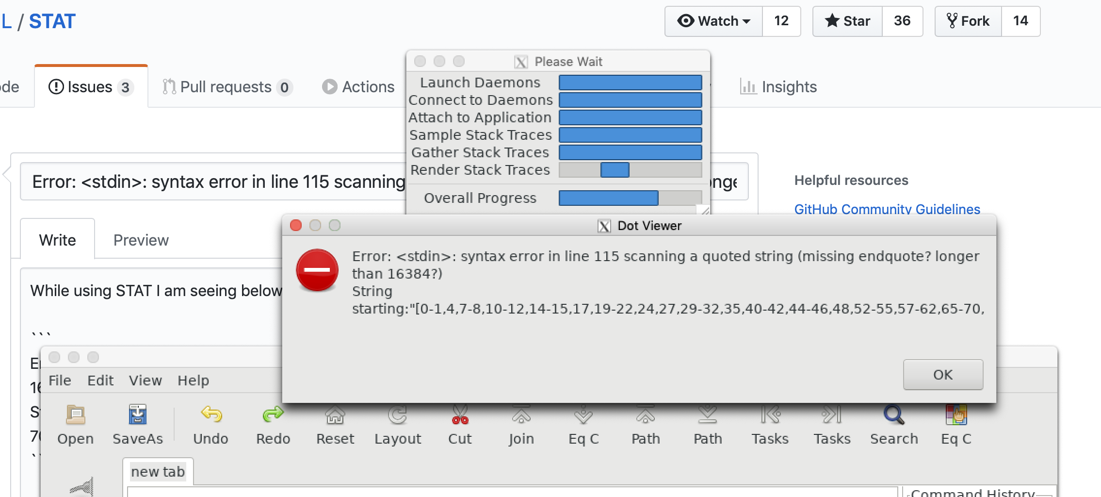 Error Syntax Error In Line 115 Scanning A Quoted String missing 