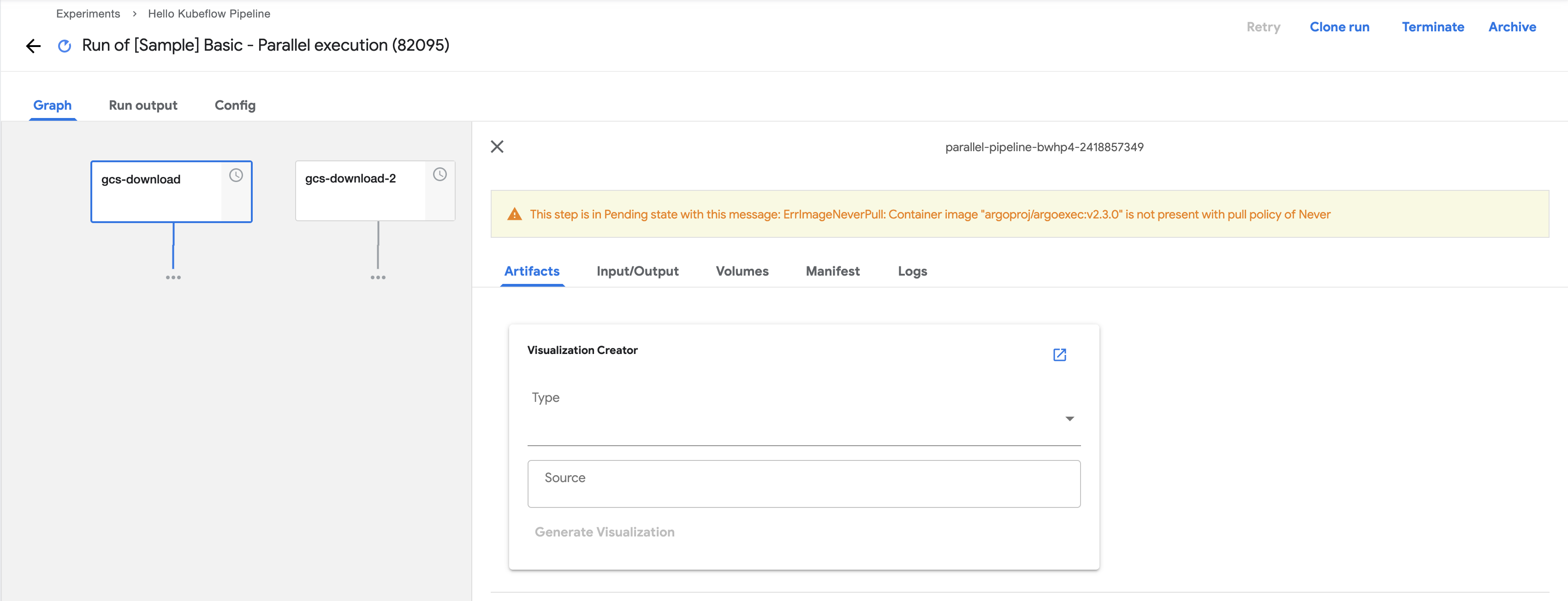 Kubeflow Pipeline Does Not Work With Error · Issue 5392 · Kubeflow