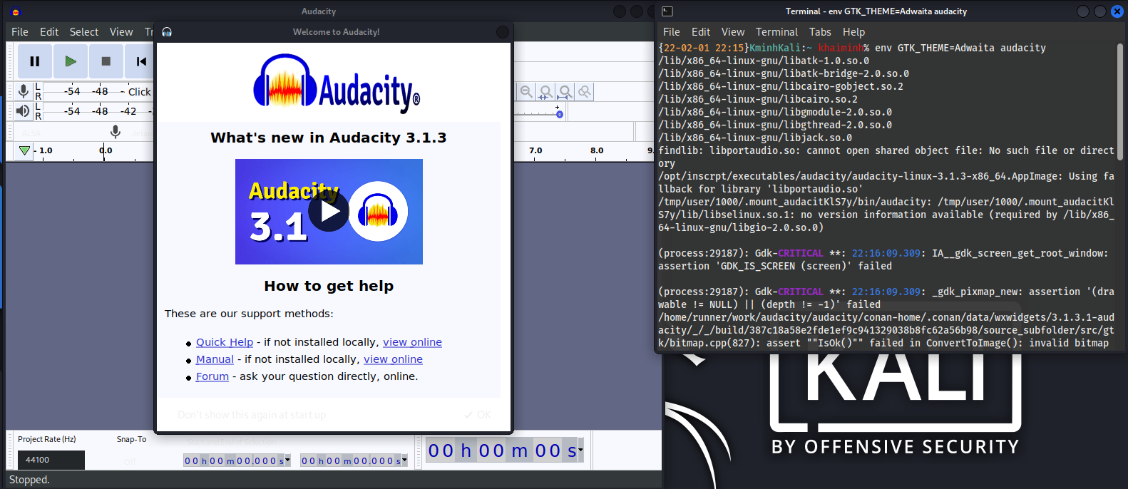 Cannot run audacity with a different GTK theme than the activated one · Issue #2502 · audacity ...