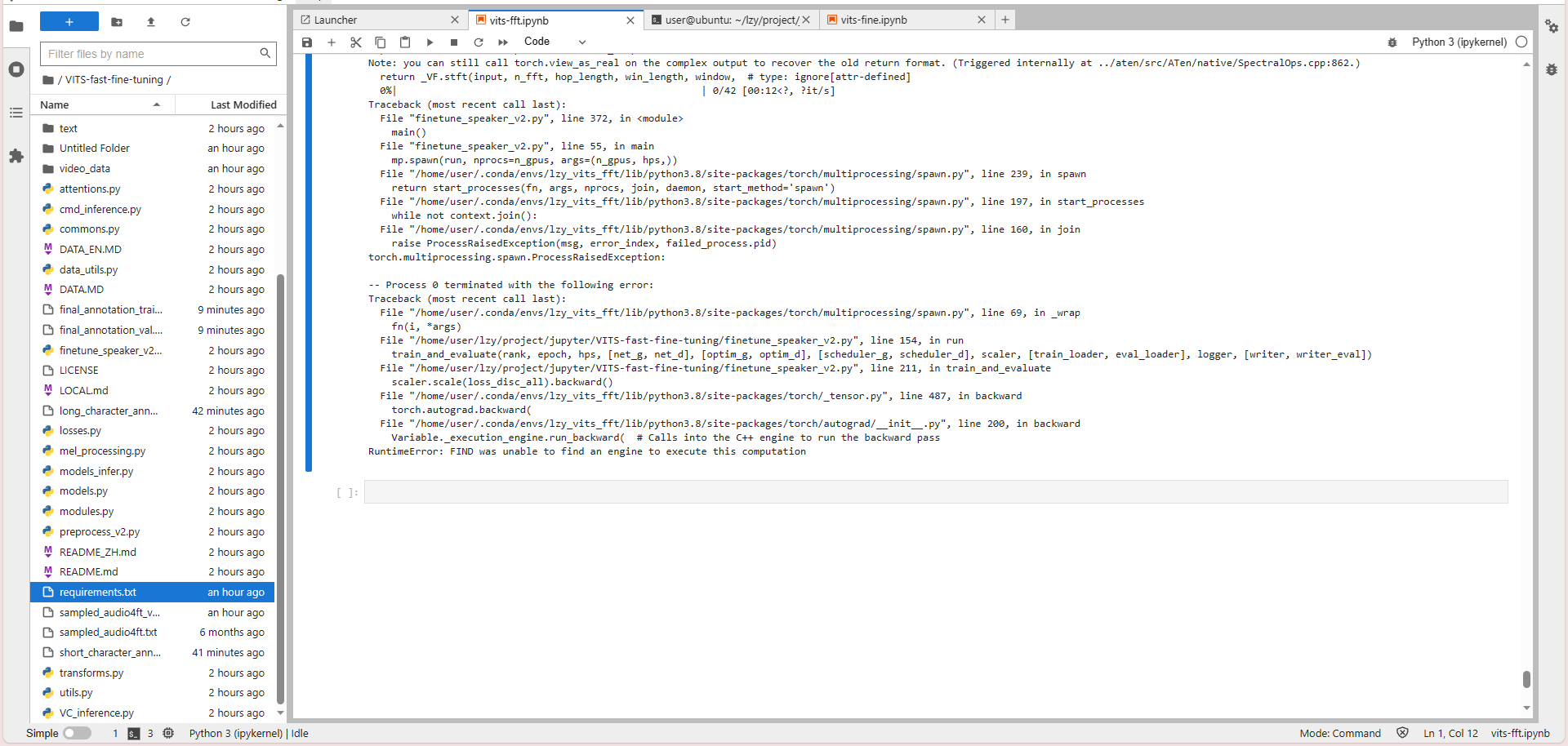 Runtimeerror Find Was Unable To Find An Engine To Execute This Computation · Issue 437