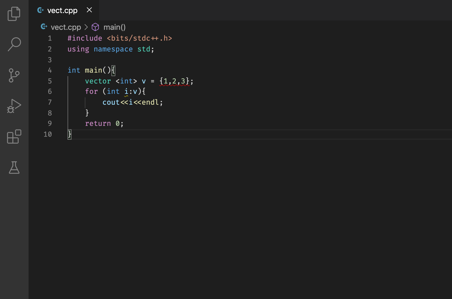 Error Warning/Problem Squiggles seem to be incorrect · Issue #5643 · microsoft/vscode-cpptools ...