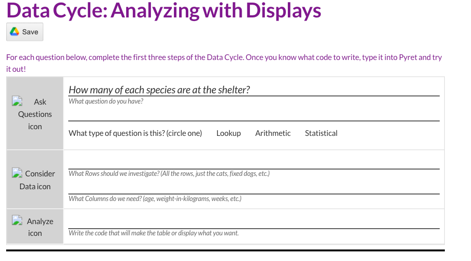 live on the web - data cycle worksheet is missing icons · Issue #1007 · bootstrapworld ...