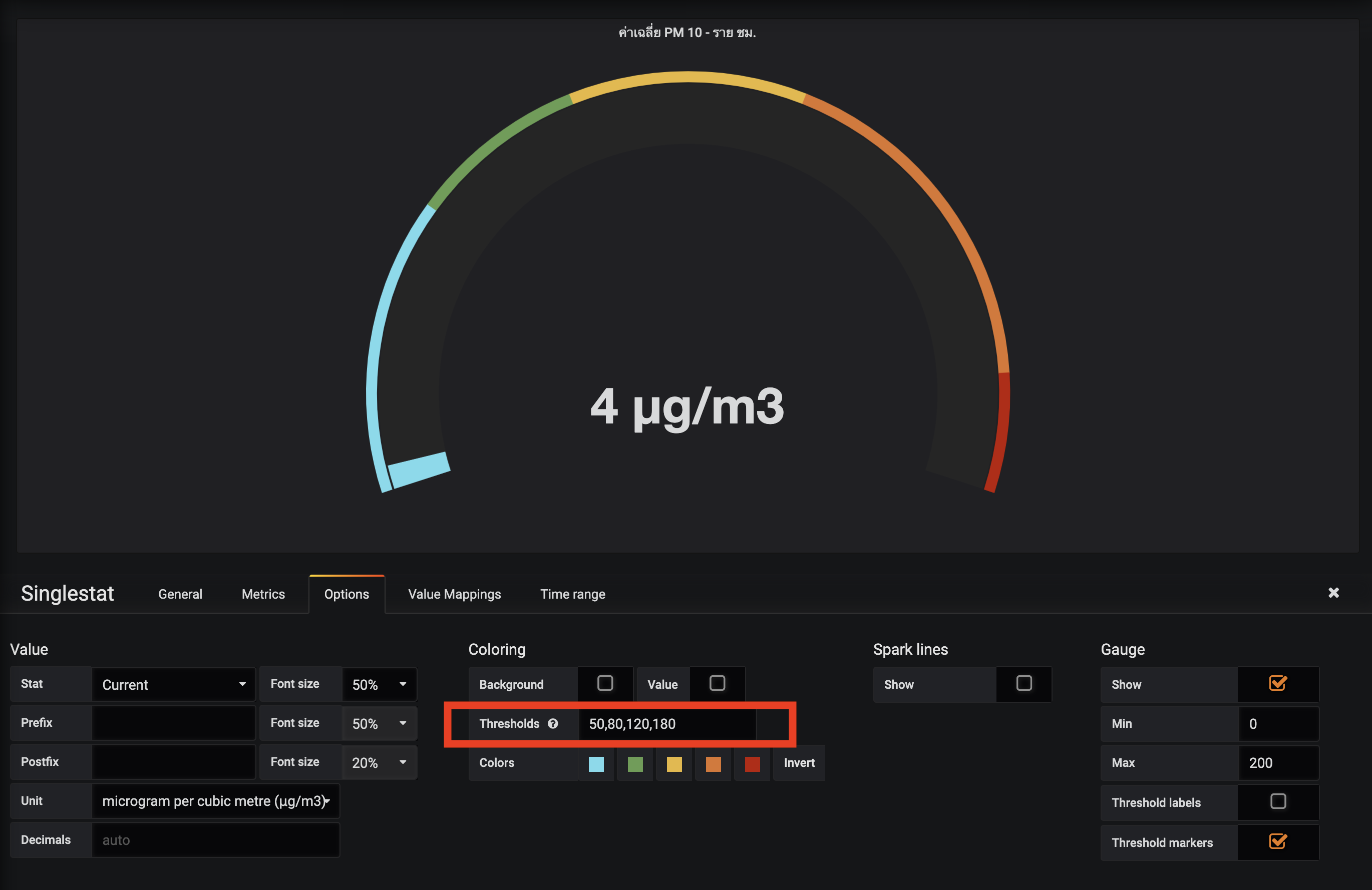 Thresholds with more than 3 comma-separated values · Issue #3608 · grafana/grafana · GitHub