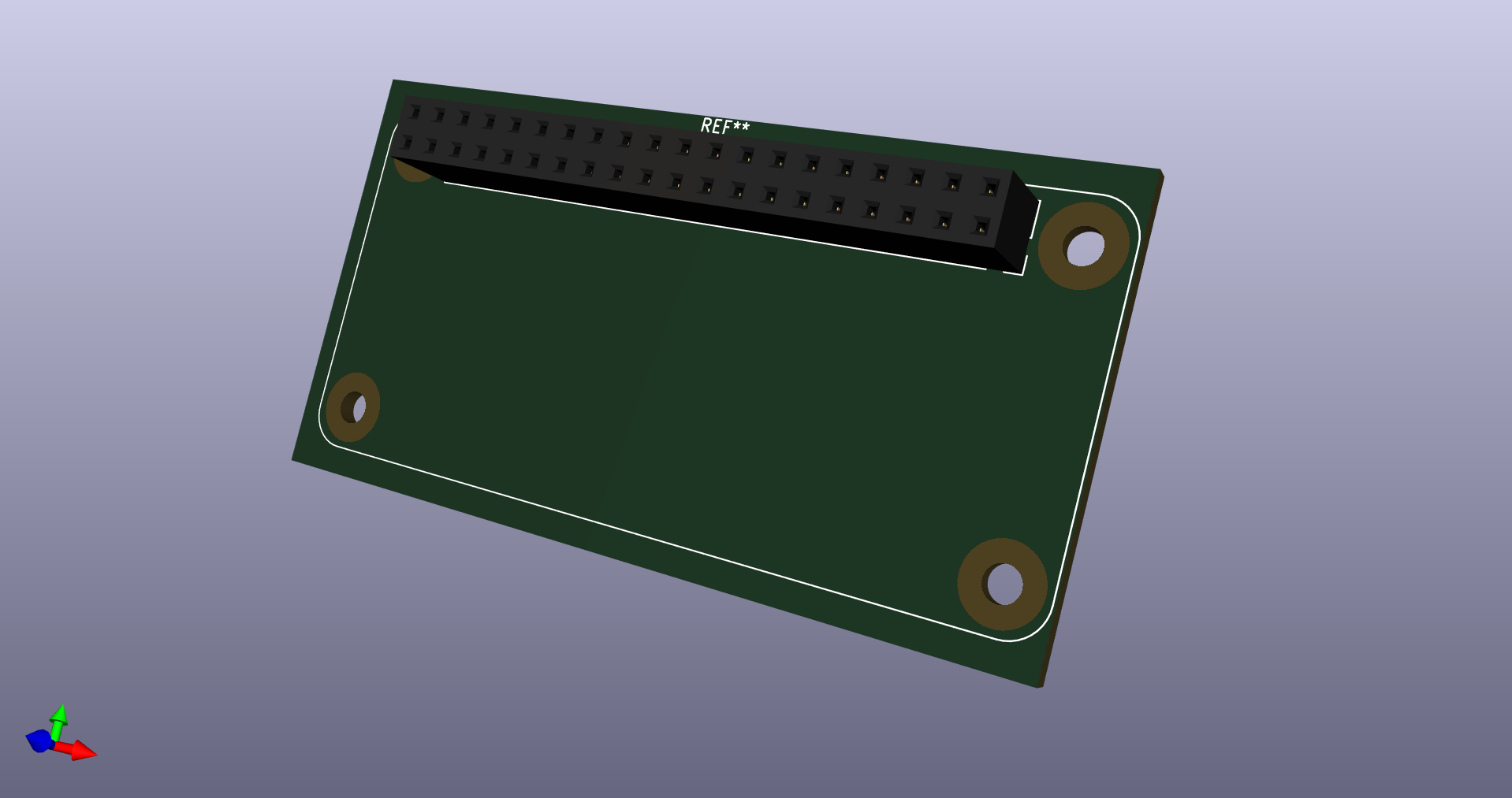 Add Raspberry Pi Zero footprint using Through-hole pin socket (!1066 ...