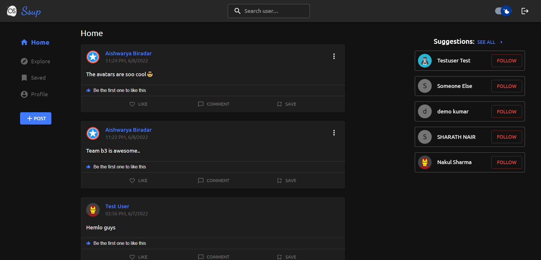 GitHub - aishwarya-bm/social-media-app