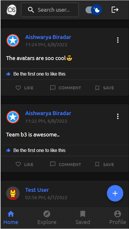 social-media - Codesandbox