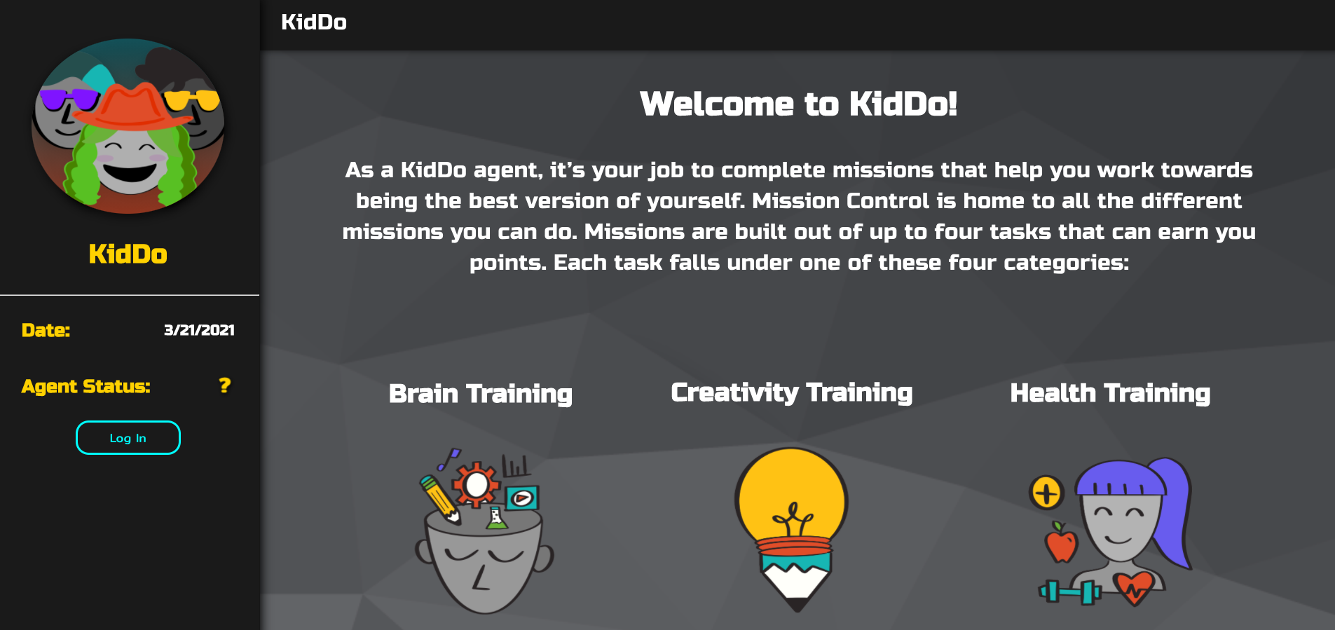 GitHub - kiddo-capstone/kiddo-frontend: KidDo is a secret-agent-themed skill-building app for ...