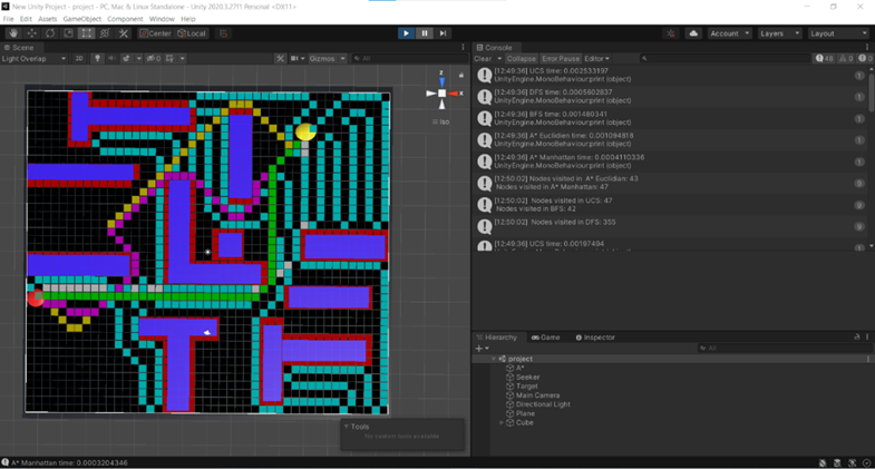 GitHub - Oumaymaell/AI-CSC4301-Search-Algorithms: Uisng unity, make a ...
