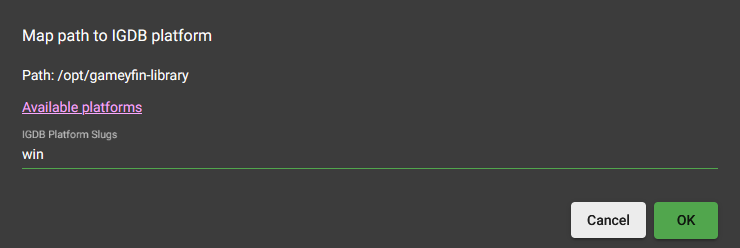 [1.3.0] Can't link a platform to a library · Issue #71 · grimsi ...