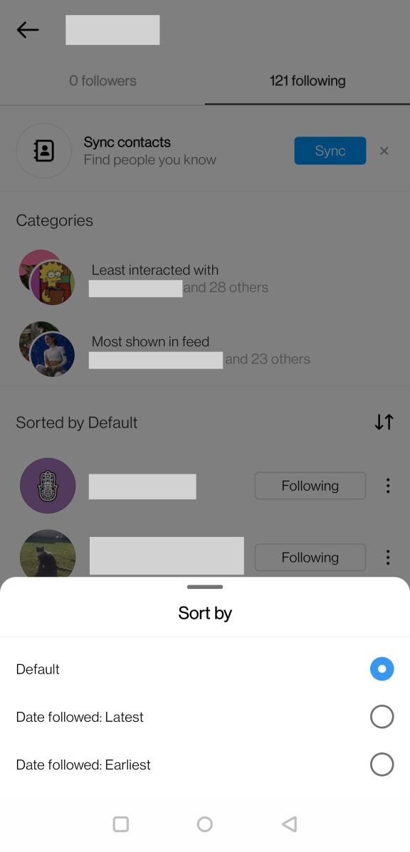 Profile.get_followees() ordering · Issue #1592 · instaloader/instaloader · GitHub