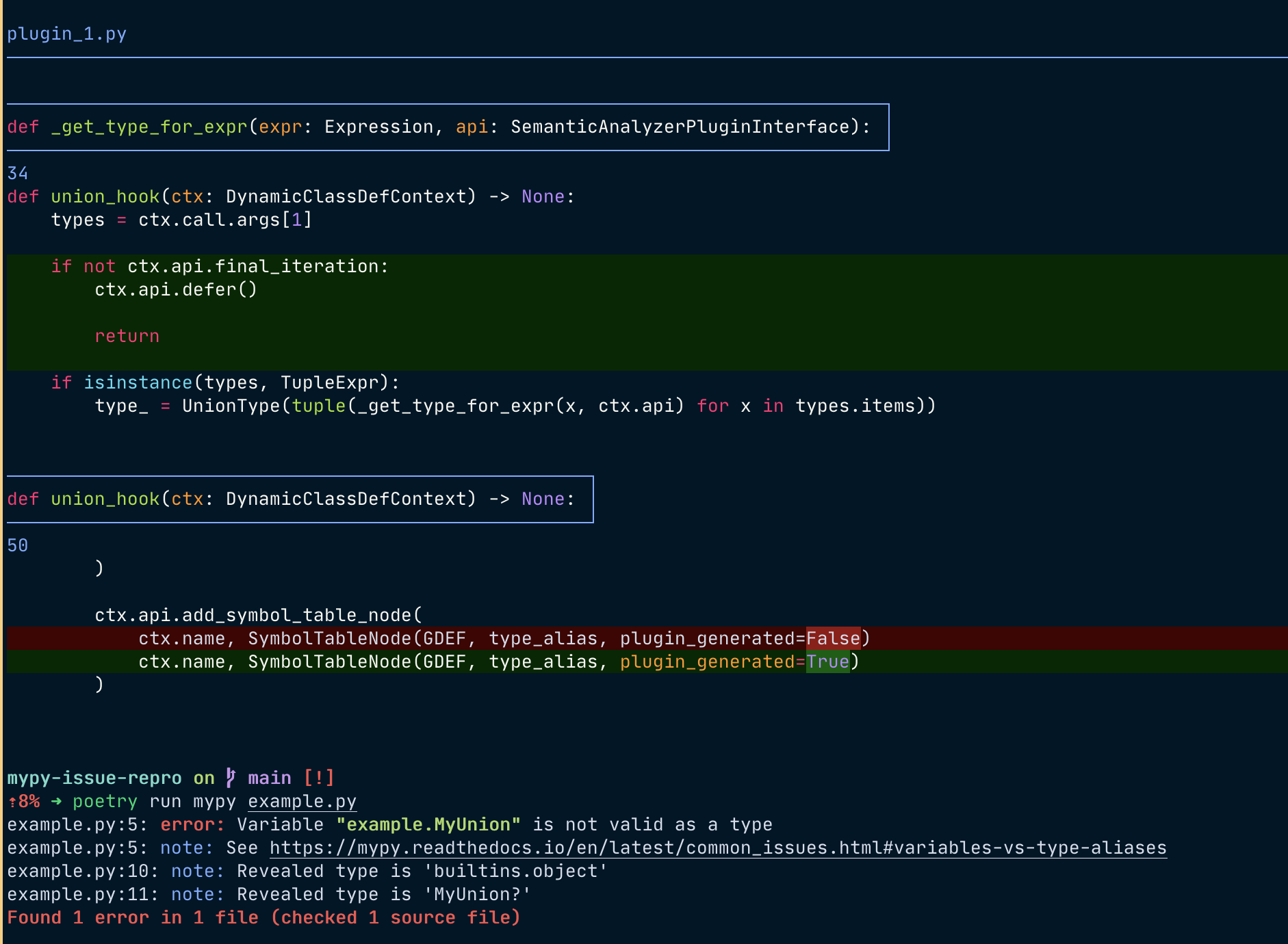 Cannot Assign Multiple Types To Name Error When Using Getdynamicclasshook · Issue 9627