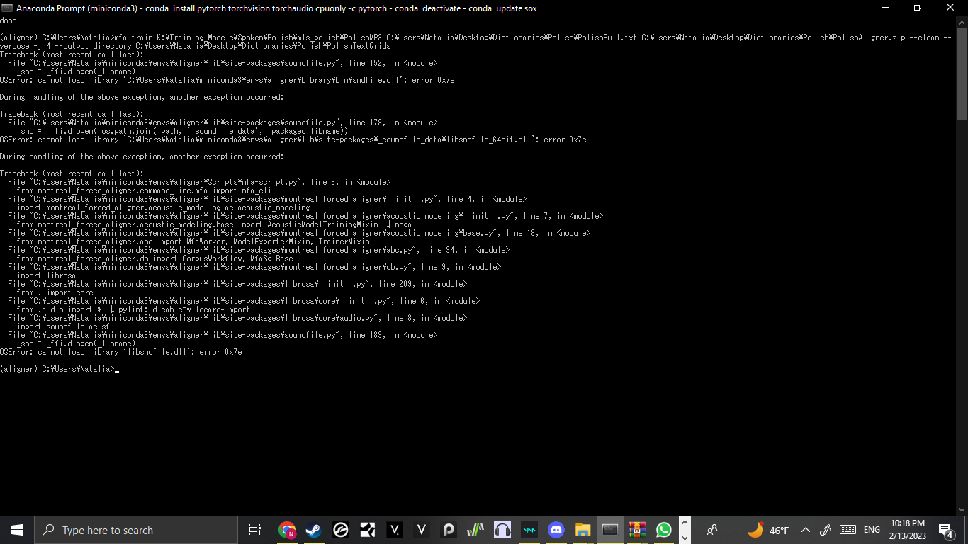 [BUG] Training Fails on Corpus · Issue #563 · MontrealCorpusTools/Montreal-Forced-Aligner · GitHub