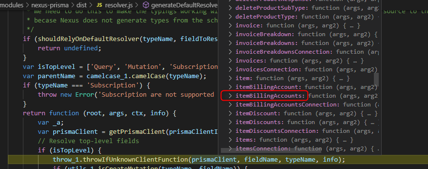 Unknown prisma-client function for field Query.XXXXXXXXX · Issue #369 · graphql-nexus/nexus ...