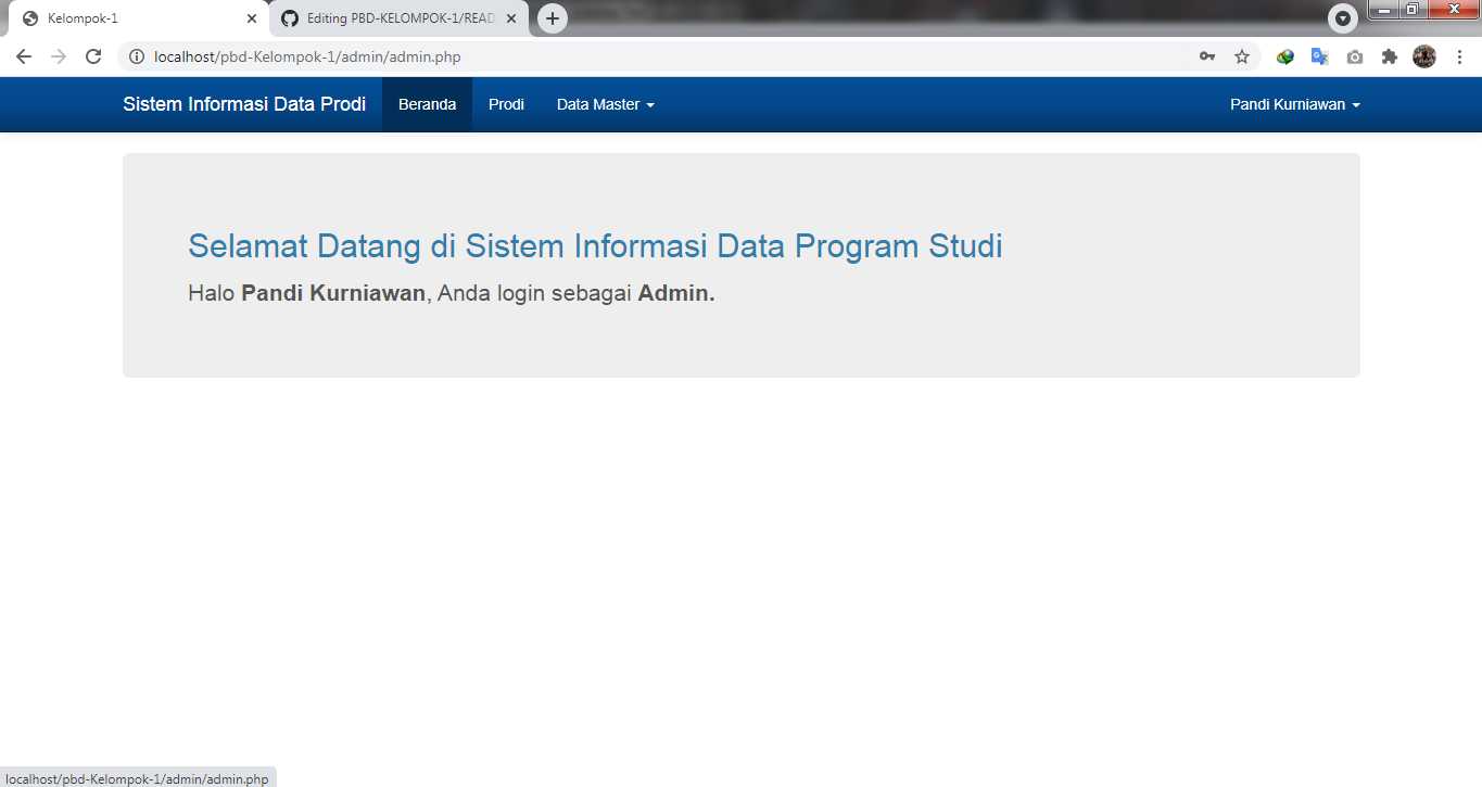 GitHub - pandi-mi19/PBD-KELOMPOK-1: ini project kelompok 1